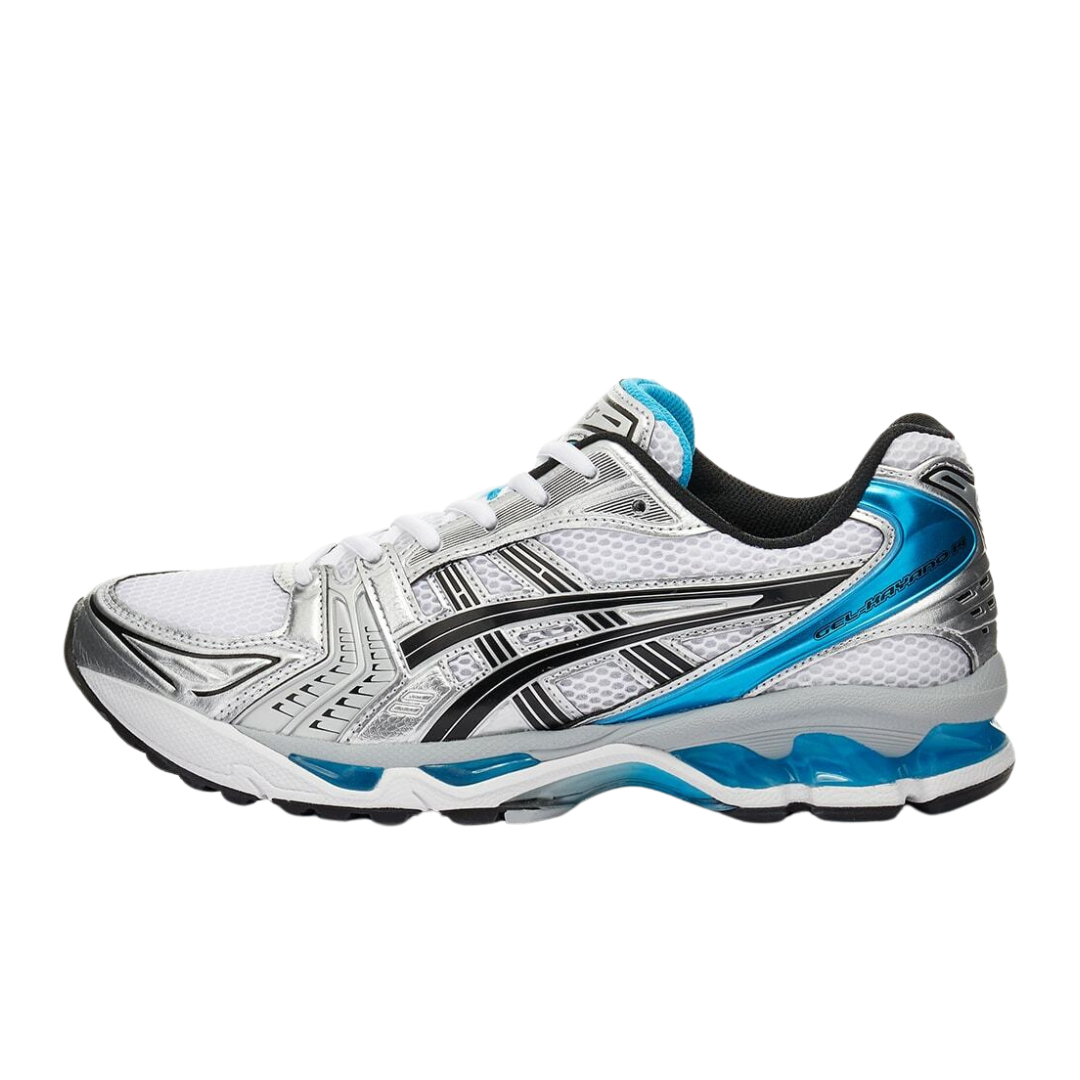 ASICS Gel-Kayano 14 White Aizuri Blue (Women's) 11202A056-108-SneakerAsk