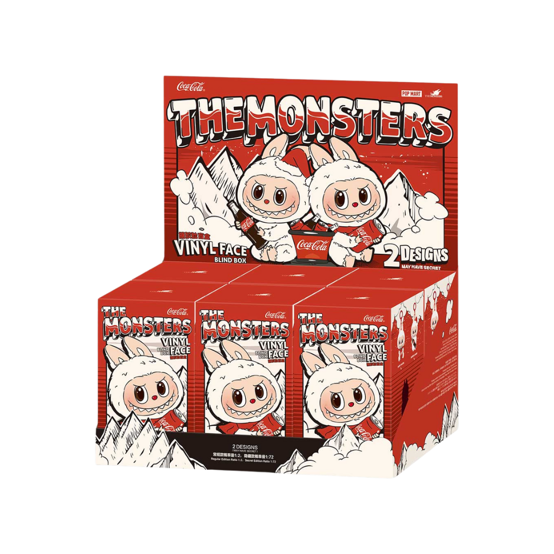 Pop Mart Labubu The Monsters Coca-Cola Vinyl Face Mask Box